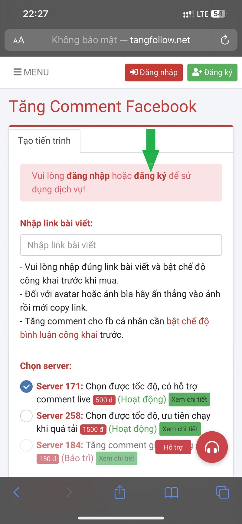 Tăng comment/bình luận facebook nhanh chóng ổn định.